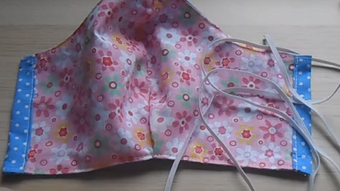 Výroba efektivní roušky snadno a rychle. Stačí kousek látky a nitě ...