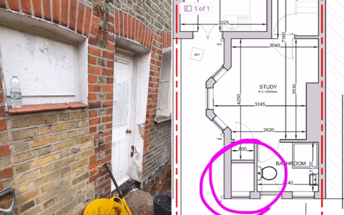Při renovaci starého domu architekt odhalil tajnou místnost