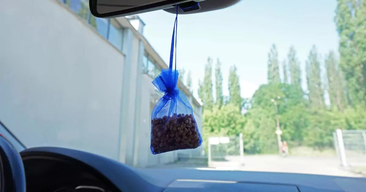 Tento domácí pohlcovač zápachu v autě vám zpříjemní jízdu