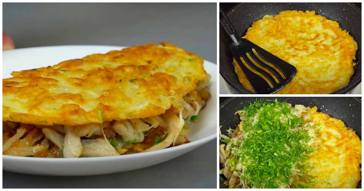 Lepší plněný bramborák jste nejedli. A stačí jenom pár ingrediencí ...