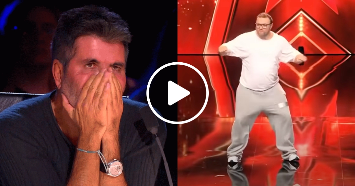 Obézní tanečník vyrazil svými pohyby dech všem sledujícím v sále