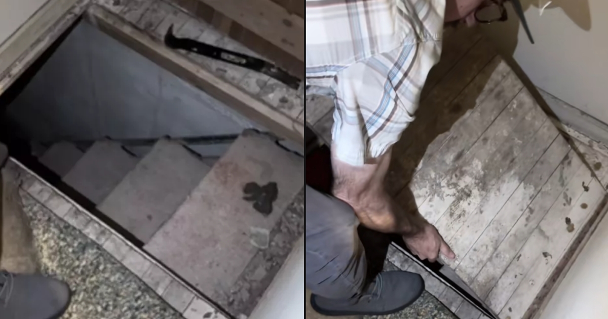 Muž po letech objevil ve svém domě skrytou místnost
